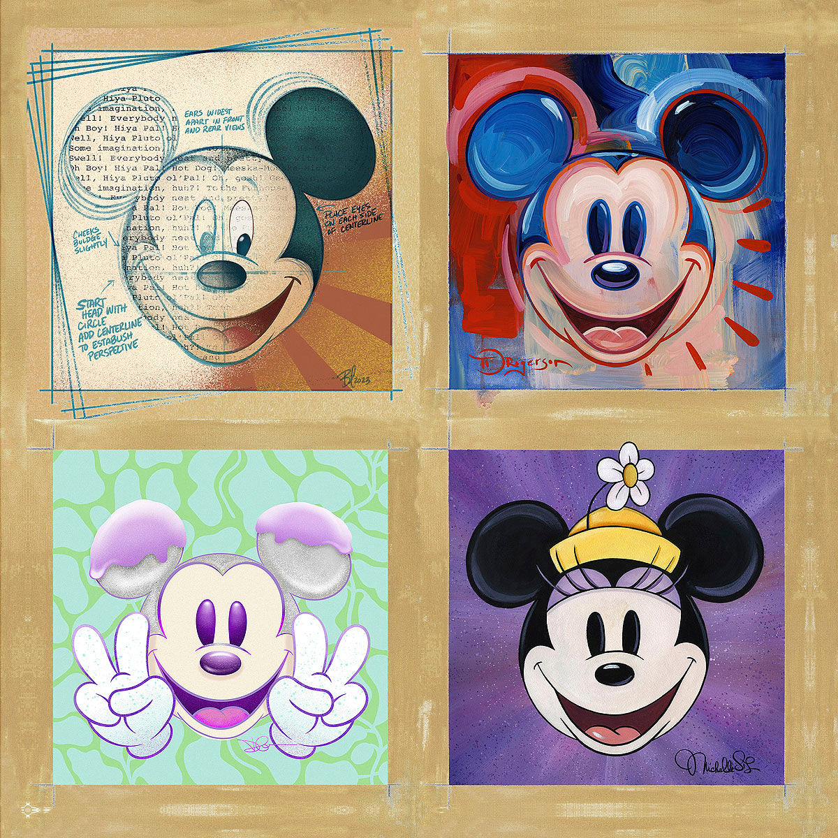 Four by Four - Disney 100 Special Release – Magic of Disney Art