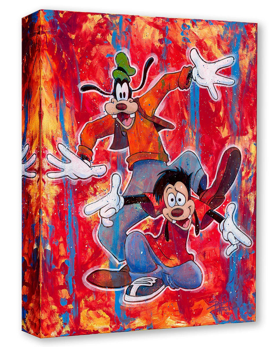 Goofy and Max - Treasure on Canvas – Magic of Disney Art
