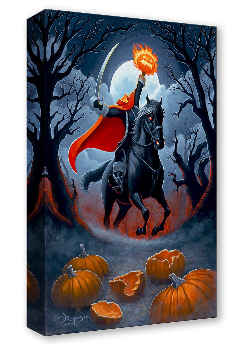 Headless Horseman Rides Tonight - Treasure on Canvas – Magic of Disney Art