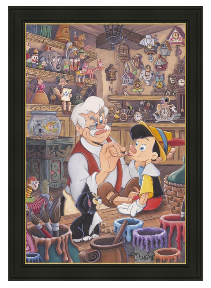 Geppetto's Workshop - Michelle St Laurent – Magic of Disney Art